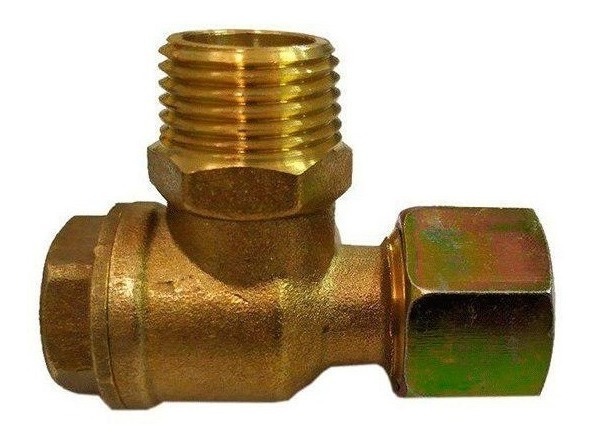 Válvula check, 1/2" NPT x 1/2" flare angular no reforzada | Instrutek