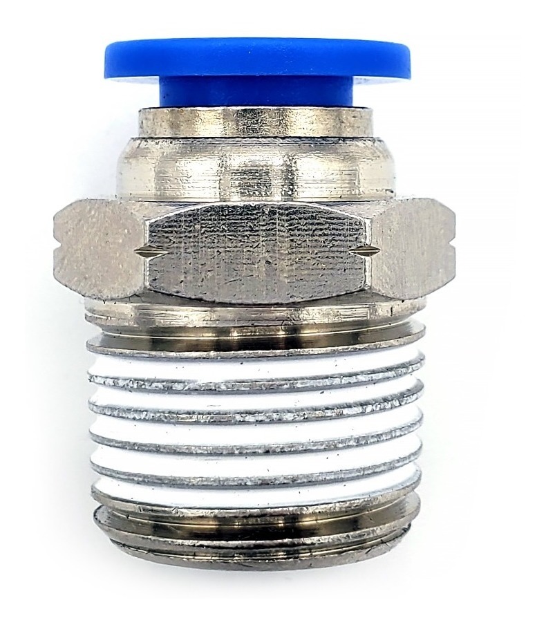 10 Pz De Conector/racor Rápido Neumático Recto 3/8 Npt X 8mm | Instrutek