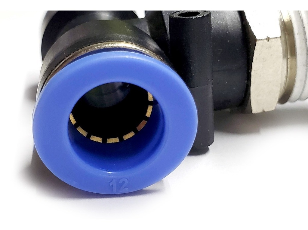 5pz Racor Rápido Neumático En Tee 1/2 Npt Macho X 12mm Mang. | Instrutek